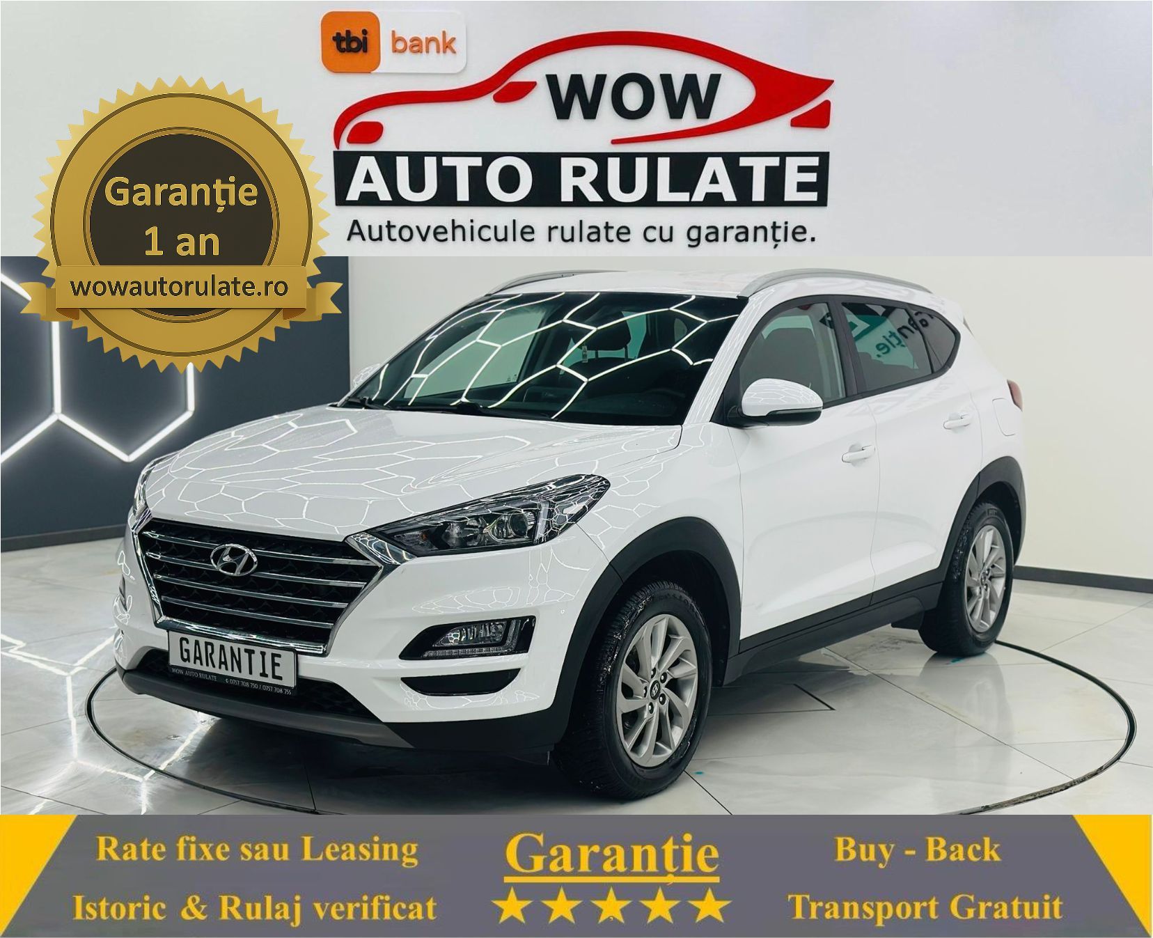 WOW Auto Rulate - HYUNDAI TUCSON 2020 1.6D E6 Garantie 12 Luni Rate ...